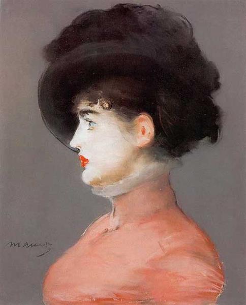 Portrait of Irma Brunner, c.1880 - Edouard Manet - WikiArt.org