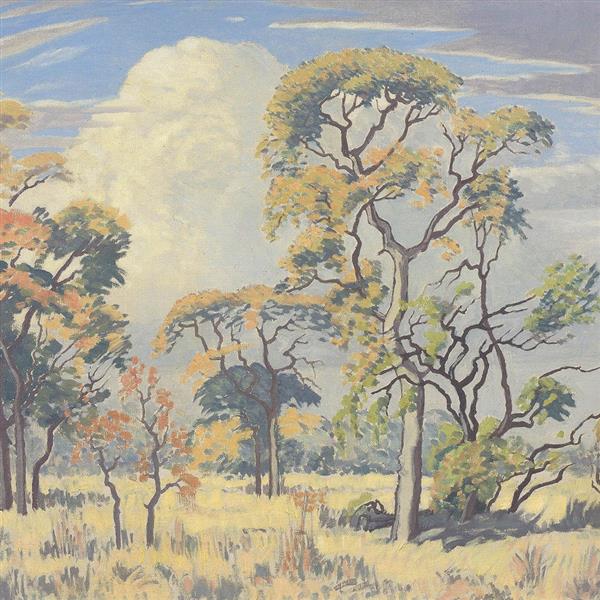 Bushveld Game Reserve Jacobus Hendrik Pierneef WikiArt Bushveld Game Reserve Jacobus Hendrik Pierneef WikiArt