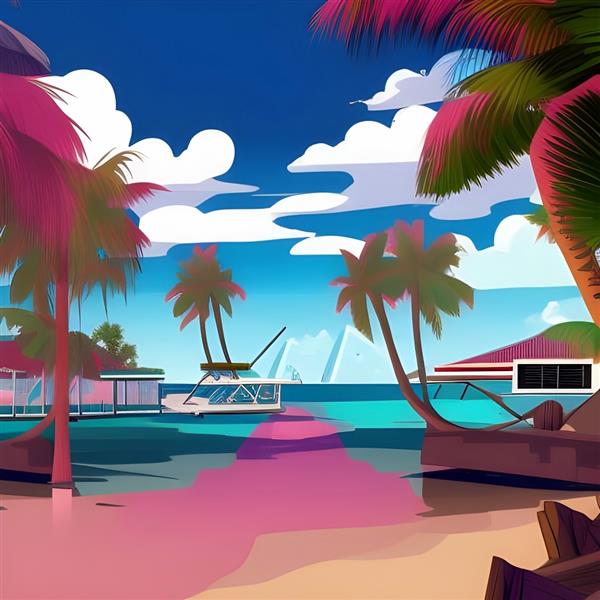 Miami Beach, 2023 - ILYA CHERVONY - WikiArt.org