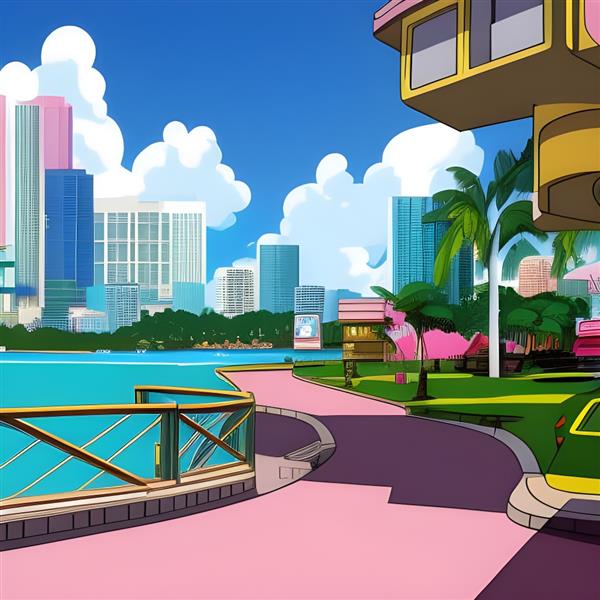 Miami Beach, 2023 - ILYA CHERVONY - WikiArt.org