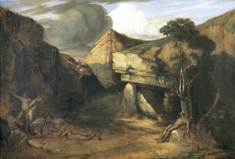 Scene of Cannibals, 1850 - Ignacio Merino - WikiArt.org