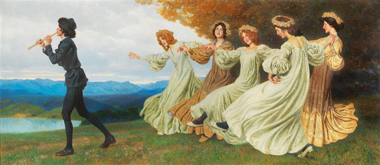 Old Song, 1905 - Maximilian Lenz - WikiArt.org