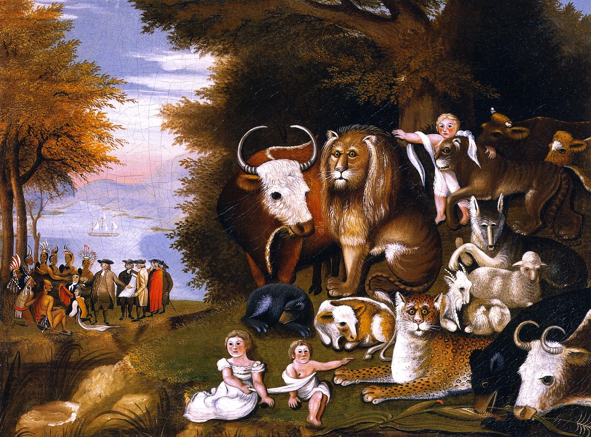 Peaceable Kingdom - Edward Hicks - WikiArt.org - encyclopedia of visual ...