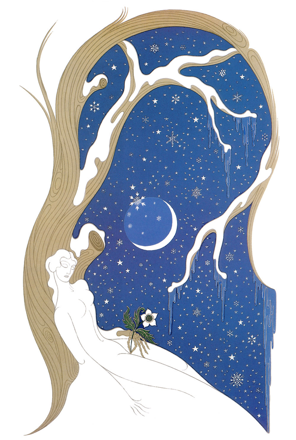 Seasons' Winter - Erte - WikiArt.org