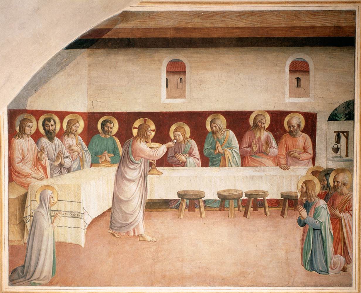 Institution of the Eucharist, 1441 - 1442 - Fra Angelico - WikiArt.org