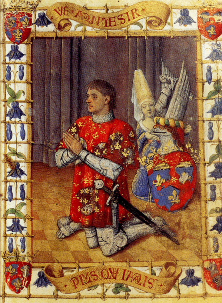 Simon De Varie Kneeling In Prayer, 1455 - Jean Fouquet - WikiArt.org