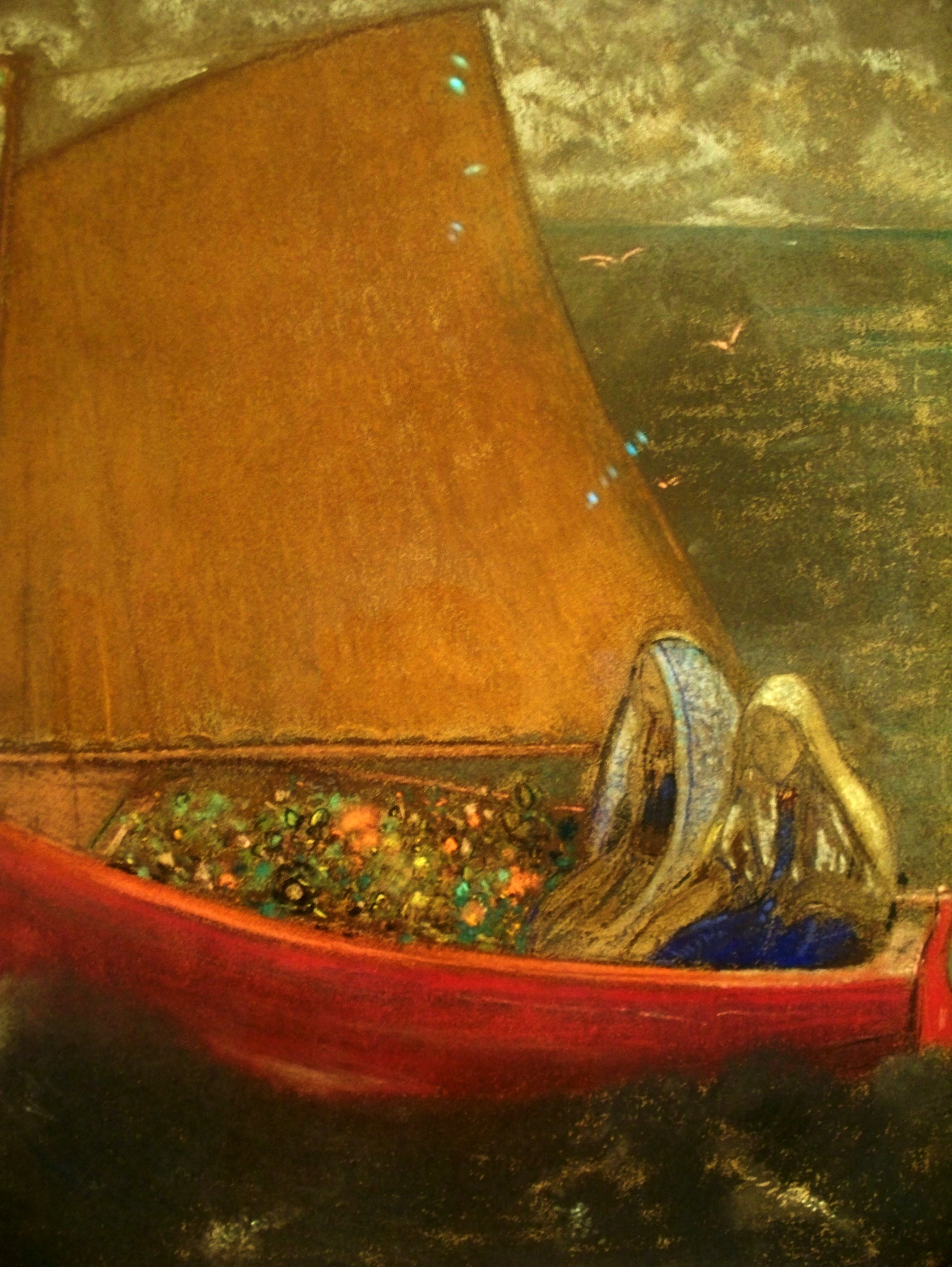 The Yellow Sail, c.1905 - Odilon Redon - WikiArt.org